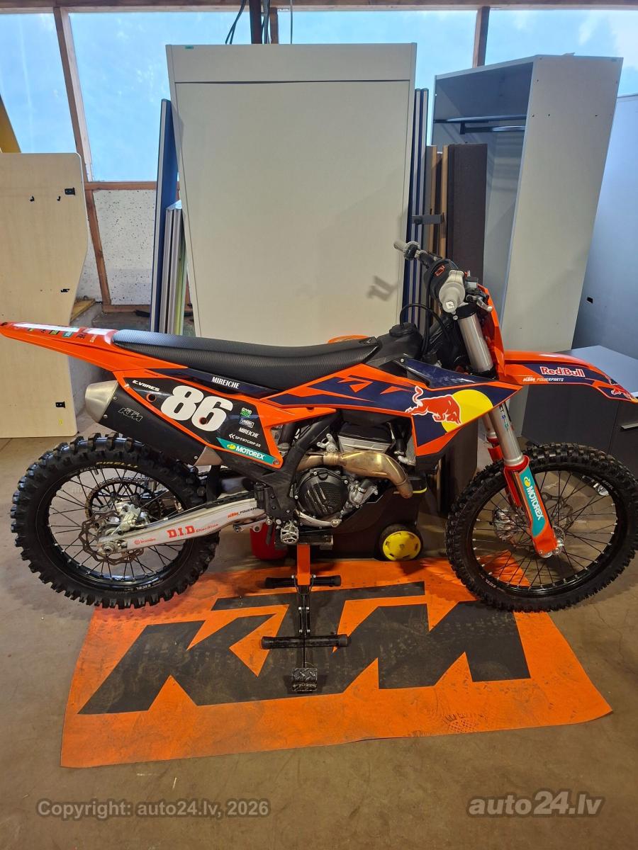 Orange KTM 250 SX-F 2026 in Viljandi, with an engine capacity of 0.00 L and mileage of 0 thousand km for 6000 €, photo 1 on AUTOMOTO.COM.LV