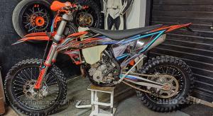 KTM 350 EXC-F 2021 in Tallinn, with an engine capacity of 0.35 L and mileage of 0 thousand km for 6300 €, photo 6 on AUTOMOTO.COM.LV