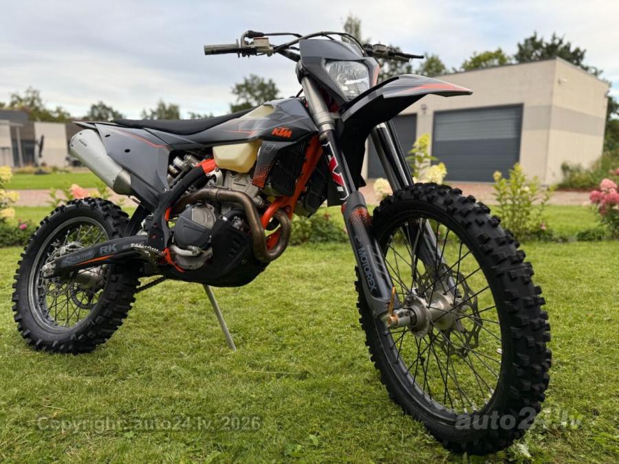 KTM 350 EXC-F 2023 in Riga, with an engine capacity of 0.35 L and mileage of 0 thousand km for 6599 €, photo 8 on AUTOMOTO.COM.LV