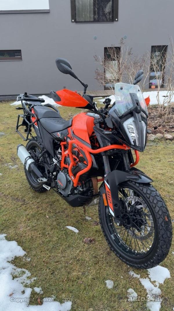 KTM 390 Adventure 2025 in Tallinn, with an engine capacity of 0.37 L and mileage of 4 thousand km for 4900 €, photo 1 on AUTOMOTO.COM.LV