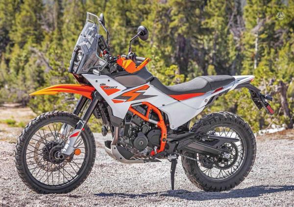 Orange KTM 390 Adventure 2025 in Kaunas, with an engine capacity of 0.39 L and mileage of 0 thousand km for 6500 €, photo 1 on AUTOMOTO.COM.LV