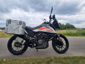 Белый КТМ 390 Adventure 2020 в Вильнюс, объемом двигателя 0.37 л и пробегом 29 тыс. км за 4200 €, фото  на AUTOMOTO.COM.LV