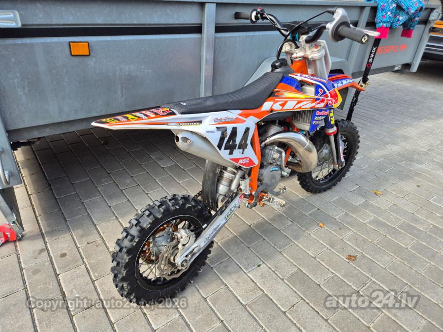 KTM 50 SX 2022 in Tartu, with an engine capacity of 50.00 L and mileage of 0 thousand km for 2290 €, photo 8 on AUTOMOTO.COM.LV