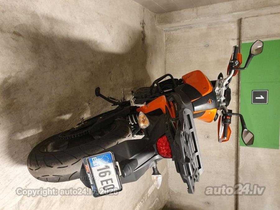Черный КТМ 690 Duke 2017 в Таллин, объемом двигателя 0.69 л и пробегом 25 тыс. км за 5200 €, фото 6 на AUTOMOTO.COM.LV