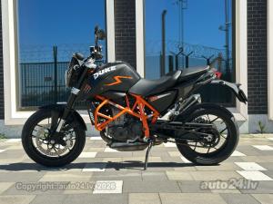 Oranžs KTM 690 Duke 2014 Tallina, ar dzinēja tilpumu 0.69 L un nobraukumu 10 tūkst. km par 3850 €, foto  vietnē AUTOMOTO.COM.LV