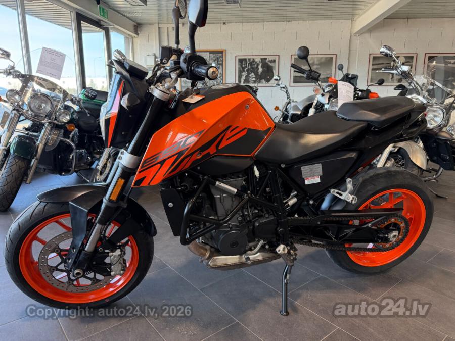 Orange KTM 690 Duke 2018 in Tallinn, with an engine capacity of 0.69 L and mileage of 31 thousand km for 3990 €, photo 13 on AUTOMOTO.COM.LV
