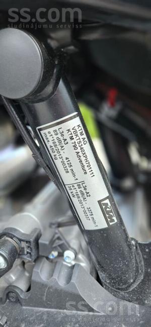 KTM 790 Adventure 2023 Rīga, ar dzinēja tilpumu 0.80 L un nobraukumu 0 tūkst. km par 9400 €, foto 7 vietnē AUTOMOTO.COM.LV