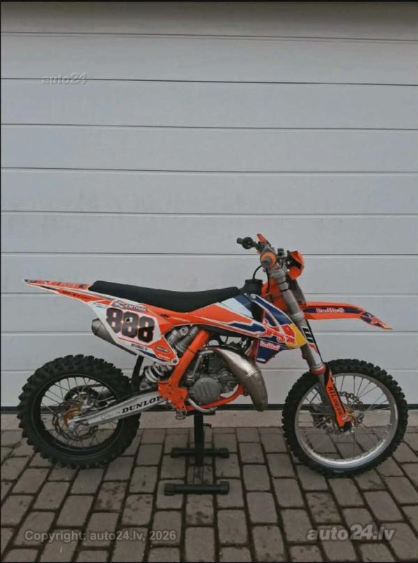 KTM 85 SX 2022 in Parnu, with an engine capacity of 85.00 L and mileage of 142 thousand km for 3200 €, photo 1 on AUTOMOTO.COM.LV