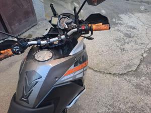 Black KTM Adventure 2014 in Panevezys, with an engine capacity of 1.19 L and mileage of 104 thousand km for 4400 €, photo 4 on AUTOMOTO.COM.LV