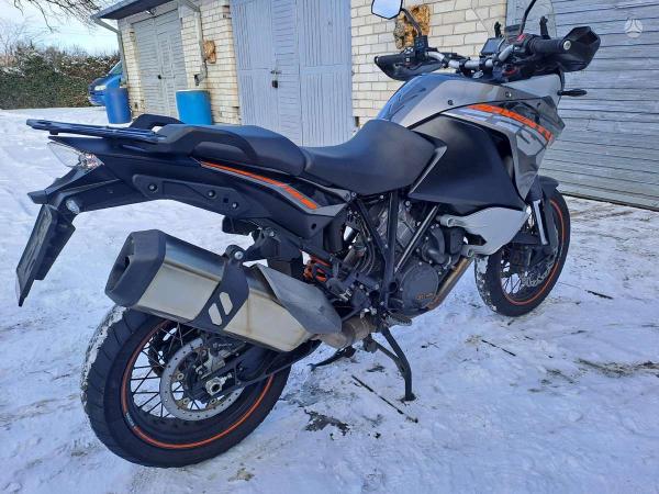 Black KTM Adventure 2014 in Panevezys, with an engine capacity of 1.19 L and mileage of 99 thousand km for 4400 €, photo 3 on AUTOMOTO.COM.LV