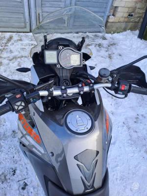 Black KTM Adventure 2014 in Panevezys, with an engine capacity of 1.19 L and mileage of 99 thousand km for 4400 €, photo 10 on AUTOMOTO.COM.LV