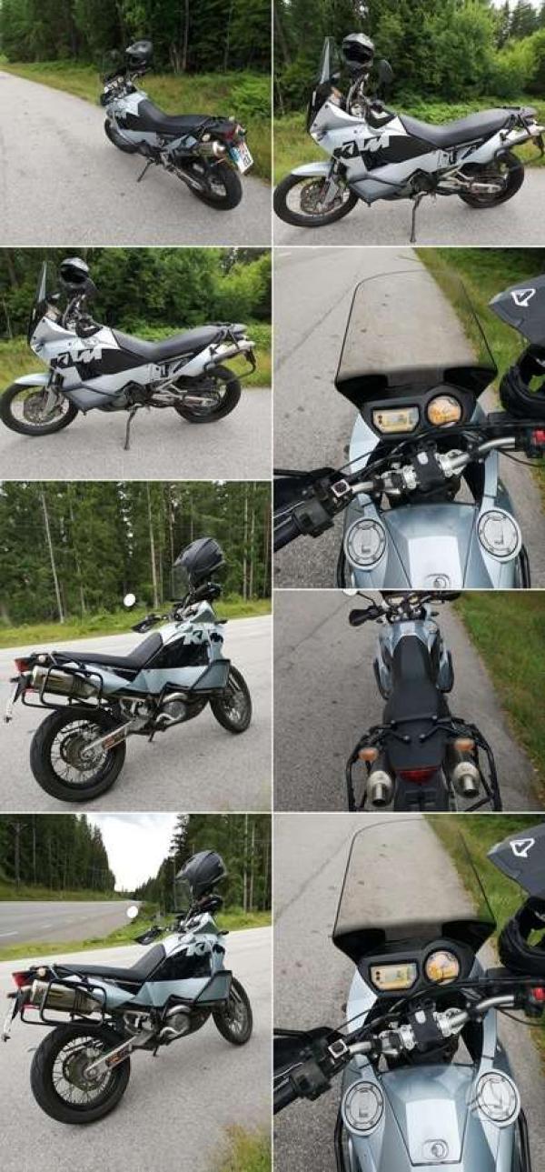 KTM Adventure 2005 in Siauliai on AUTOMOTO.COM.LV Grey KTM Adventure 2005 in Siauliai, with an engine capacity of 0.95 L and mileage of 115 thousand km for 3500 β¬, photo 6 on AUTOMOTO.COM.LV