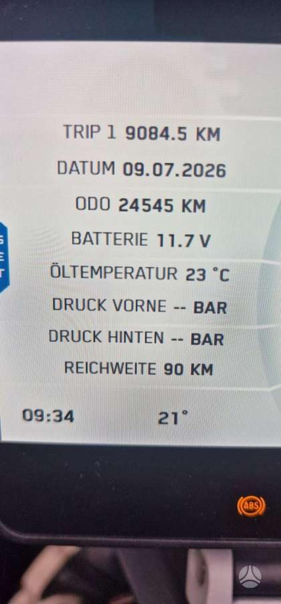Grey KTM Adventure 2019 in Klaipeda, with an engine capacity of 1.29 L and mileage of 24 thousand km for 10600 €, photo 9 on AUTOMOTO.COM.LV