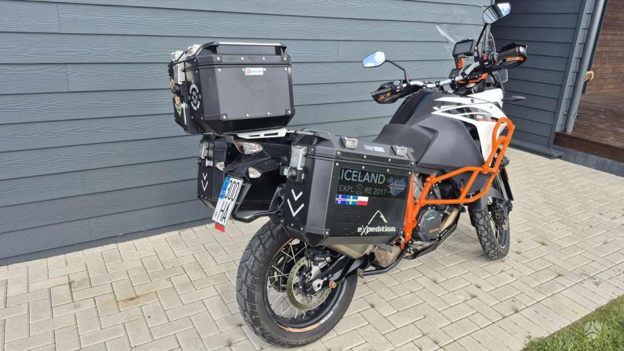 KTM Adventure 2017 Šauļi, ar dzinēja tilpumu 1.09 L un nobraukumu 60 tūkst. km par 6500 €, foto 6 vietnē AUTOMOTO.COM.LV