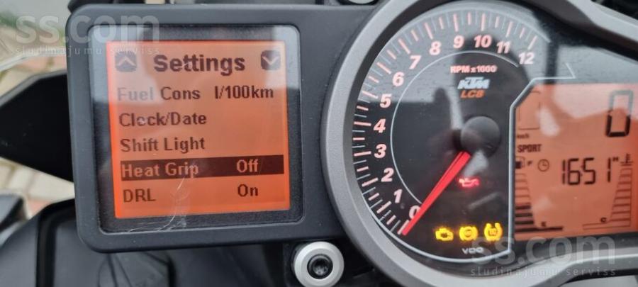KTM Adventure 2018 in Riga, with an engine capacity of 1.09 L and mileage of 0 thousand km for 7500 €, photo 5 on AUTOMOTO.COM.LV