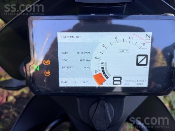 KTM Adventure 2019 Rīga, ar dzinēja tilpumu 0.79 L un nobraukumu 0 tūkst. km par 8900 €, foto 10 vietnē AUTOMOTO.COM.LV