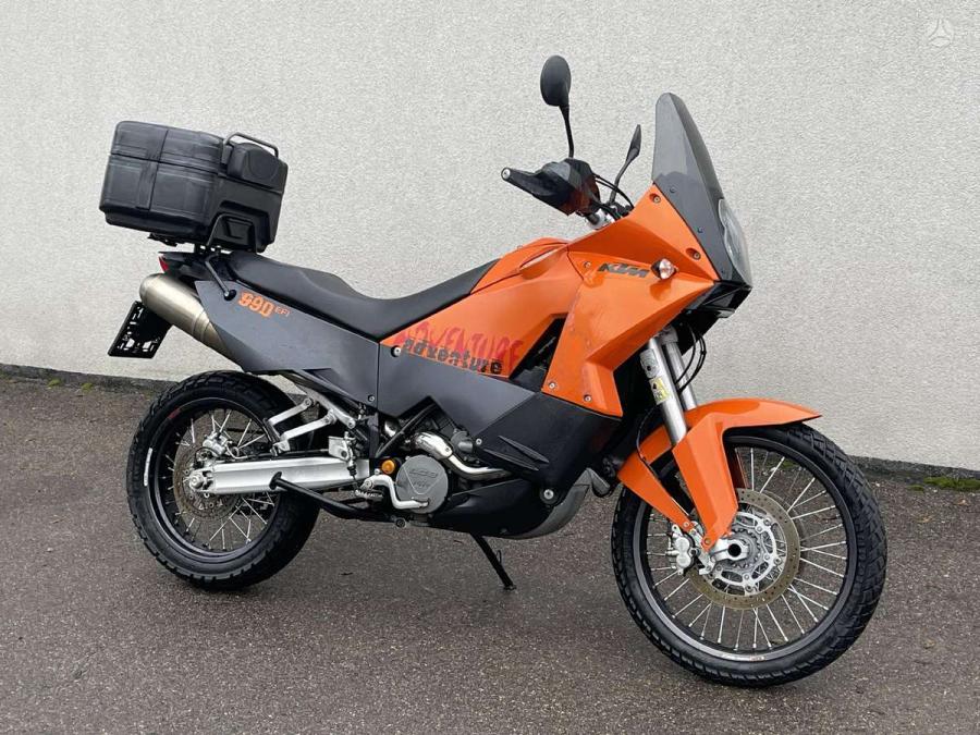 Orange KTM Adventure 2007 in Vilnius, with an engine capacity of 1.00 L and mileage of 82 thousand km for 4950 €, photo 2 on AUTOMOTO.COM.LV