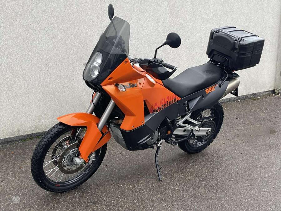 Orange KTM Adventure 2007 in Vilnius, with an engine capacity of 1.00 L and mileage of 82 thousand km for 4950 €, photo 5 on AUTOMOTO.COM.LV