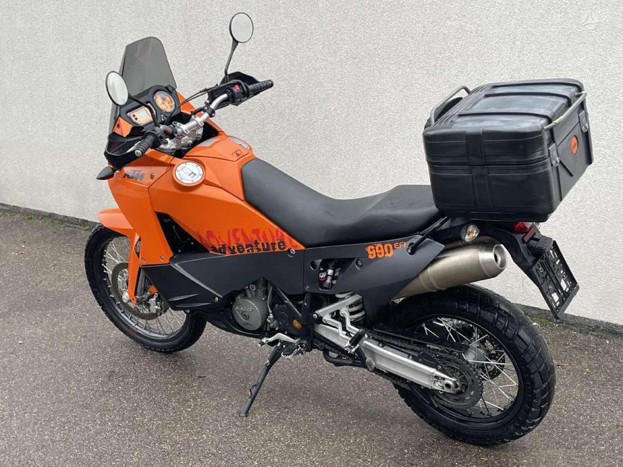 Orange KTM Adventure 2007 in Vilnius, with an engine capacity of 1.00 L and mileage of 82 thousand km for 4950 €, photo 8 on AUTOMOTO.COM.LV