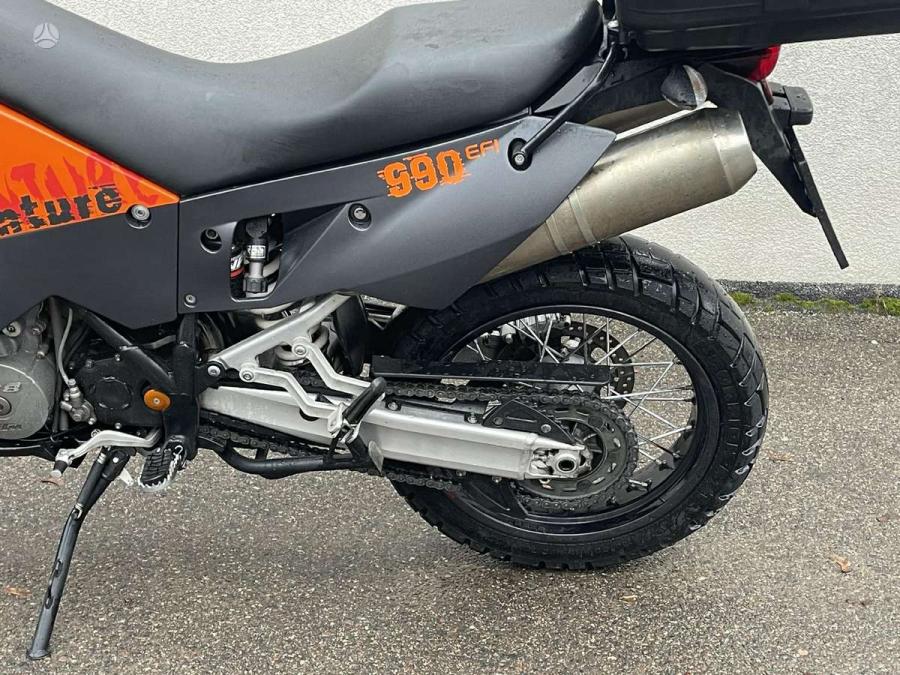 Orange KTM Adventure 2007 in Vilnius, with an engine capacity of 1.00 L and mileage of 82 thousand km for 4950 €, photo 12 on AUTOMOTO.COM.LV
