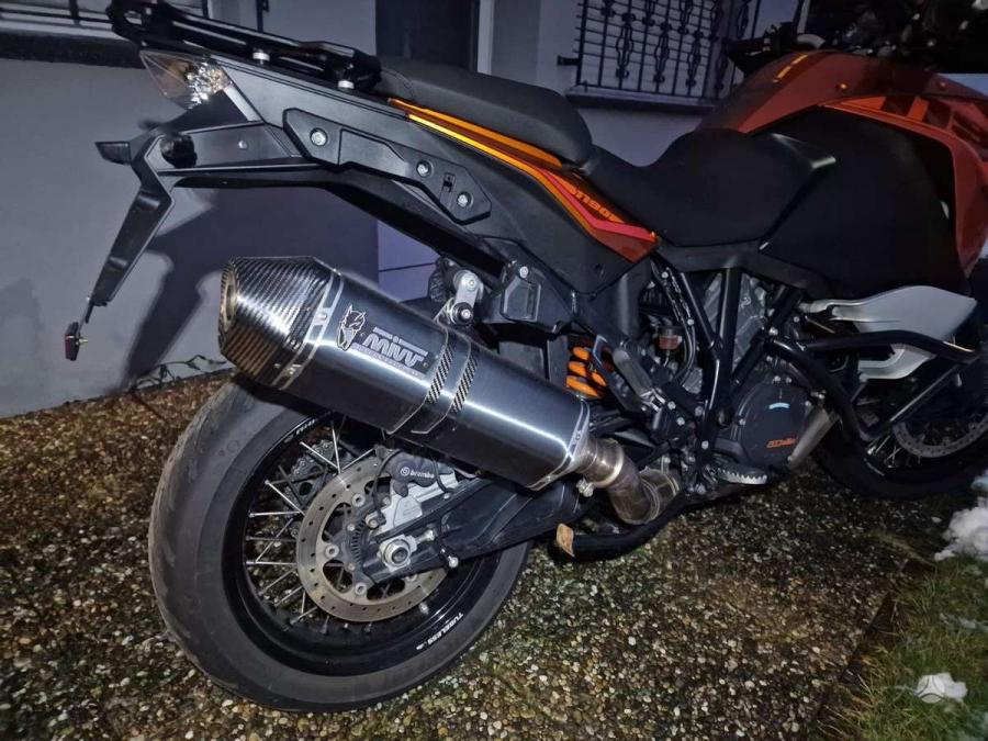 Orange KTM Adventure 2016 in Klaipeda, with an engine capacity of 1.19 L and mileage of 30 thousand km for 8000 €, photo 4 on AUTOMOTO.COM.LV