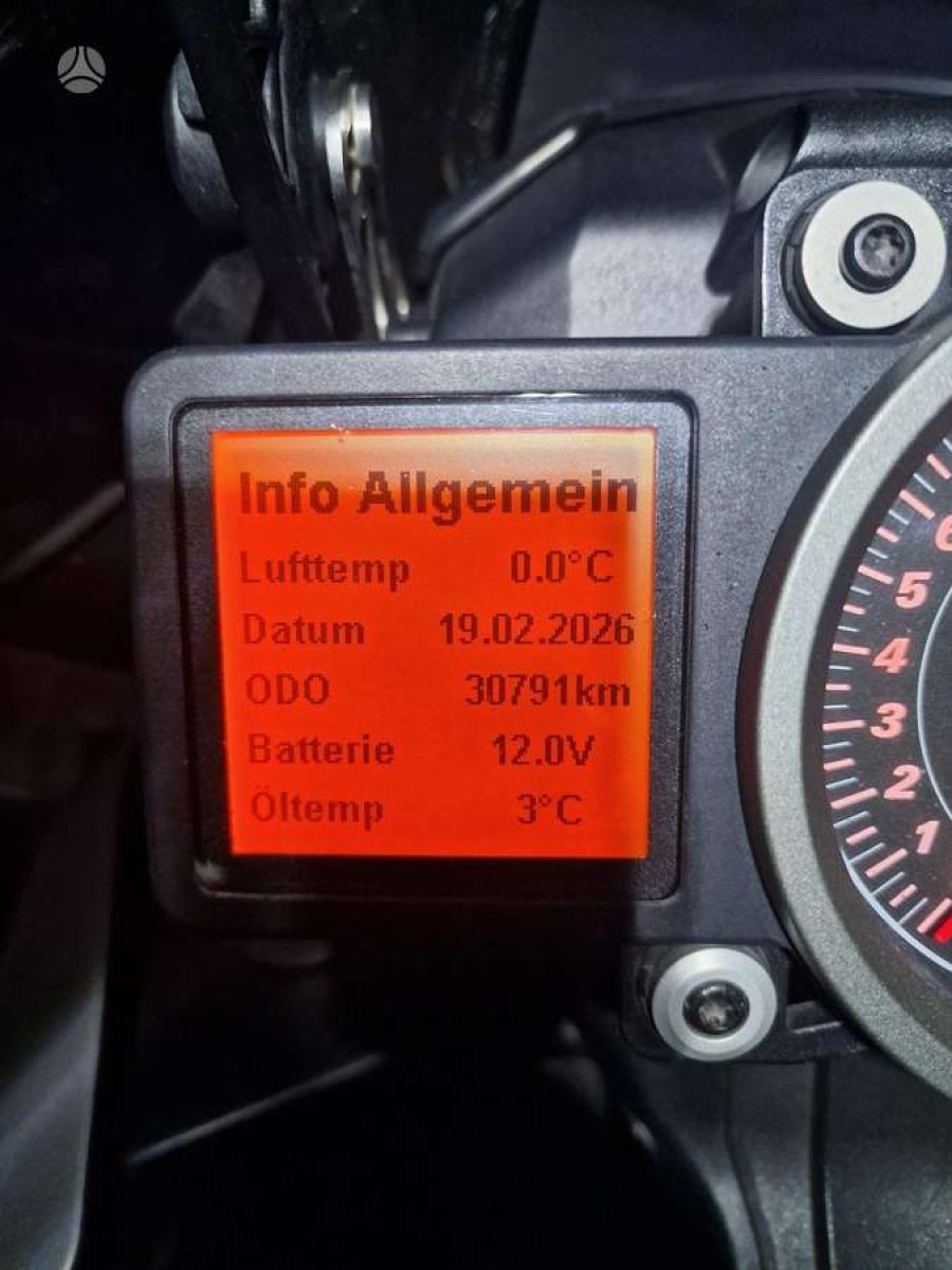 Orange KTM Adventure 2016 in Klaipeda, with an engine capacity of 1.19 L and mileage of 30 thousand km for 8000 €, photo 9 on AUTOMOTO.COM.LV