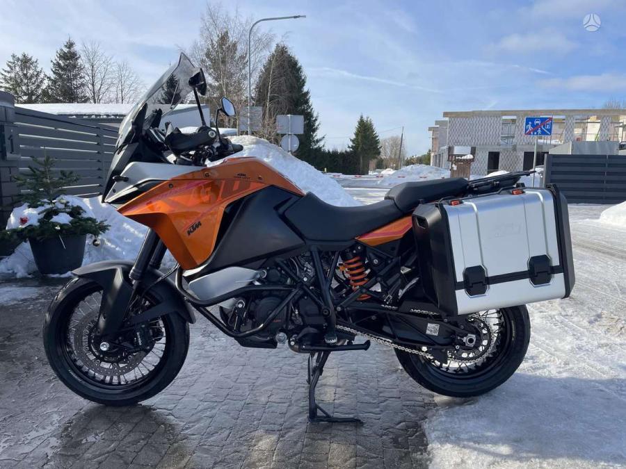 Oranžs KTM Adventure 2016 Klaipėda, ar dzinēja tilpumu 1.19 L un nobraukumu 30 tūkst. km par 8000 €, foto 1 vietnē AUTOMOTO.COM.LV