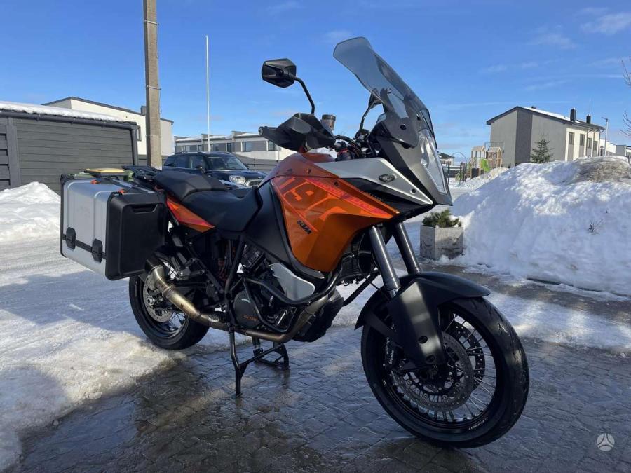 Oranžs KTM Adventure 2016 Klaipėda, ar dzinēja tilpumu 1.19 L un nobraukumu 30 tūkst. km par 8000 €, foto 3 vietnē AUTOMOTO.COM.LV