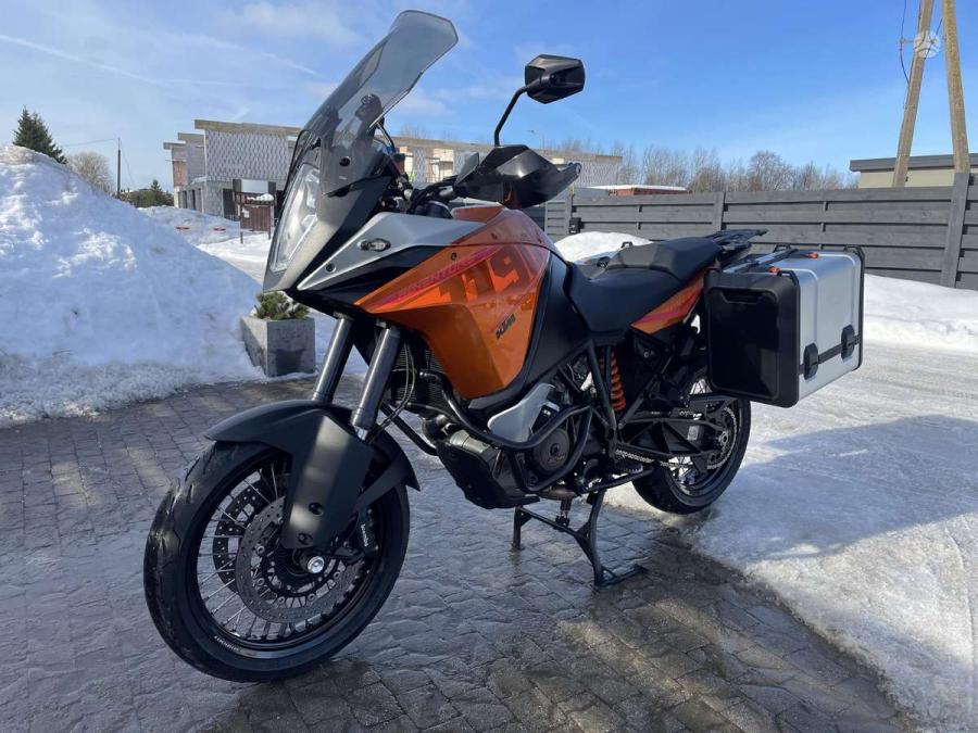 Oranžs KTM Adventure 2016 Klaipėda, ar dzinēja tilpumu 1.19 L un nobraukumu 30 tūkst. km par 8000 €, foto 4 vietnē AUTOMOTO.COM.LV