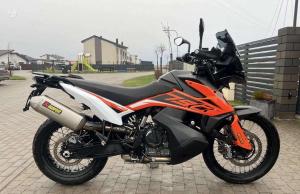Orange KTM Adventure 2020 in Plunge, with an engine capacity of 0.80 L and mileage of 3 thousand km for 7400 €, photo 3 on AUTOMOTO.COM.LV