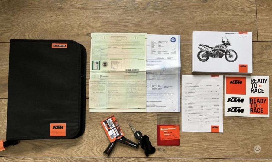Orange KTM Adventure 2020 in Plunge, with an engine capacity of 0.80 L and mileage of 3 thousand km for 7400 €, photo 18 on AUTOMOTO.COM.LV