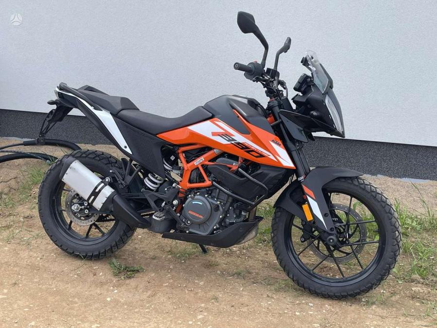Oranžs KTM Adventure 2024 Viļņa, ar dzinēja tilpumu 0.39 L un nobraukumu 9 tūkst. km par 4150 €, foto 1 vietnē AUTOMOTO.COM.LV