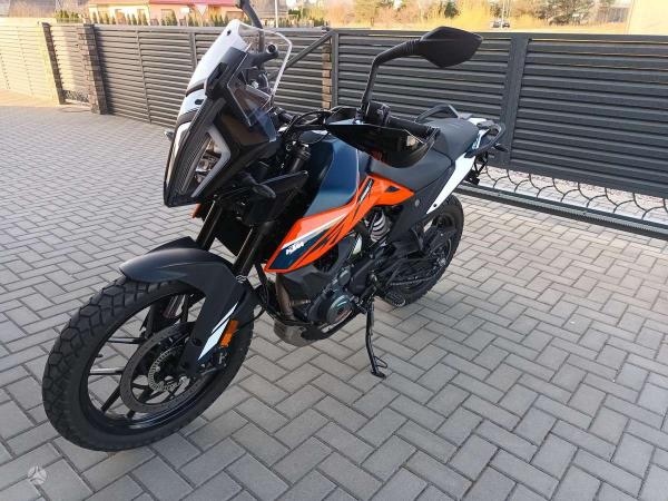 Orange KTM Adventure 2024 in Taurage, with an engine capacity of 0.39 L and mileage of 5 thousand km for 4550 €, photo 1 on AUTOMOTO.COM.LV