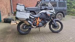 Balts KTM Adventure 2016 Klaipėda, ar dzinēja tilpumu 1.19 L un nobraukumu 19 tūkst. km par 8800 €, foto  vietnē AUTOMOTO.COM.LV