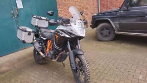 White KTM Adventure 2016 in Klaipeda, with an engine capacity of 1.19 L and mileage of 19 thousand km for 8800 €, photo 4 on AUTOMOTO.COM.LV
