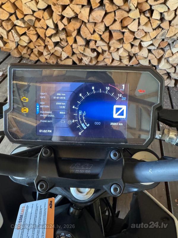KTM Duke 125 2017 in Voru, with an engine capacity of 0.13 L and mileage of 25 thousand km for 2600 €, photo 7 on AUTOMOTO.COM.LV