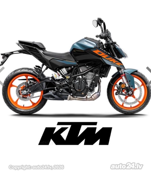 КТМ Duke 125 2025 в Таллин, объемом двигателя 0.13 л и пробегом 5 тыс. км за 3900 €, фото 1 на AUTOMOTO.COM.LV