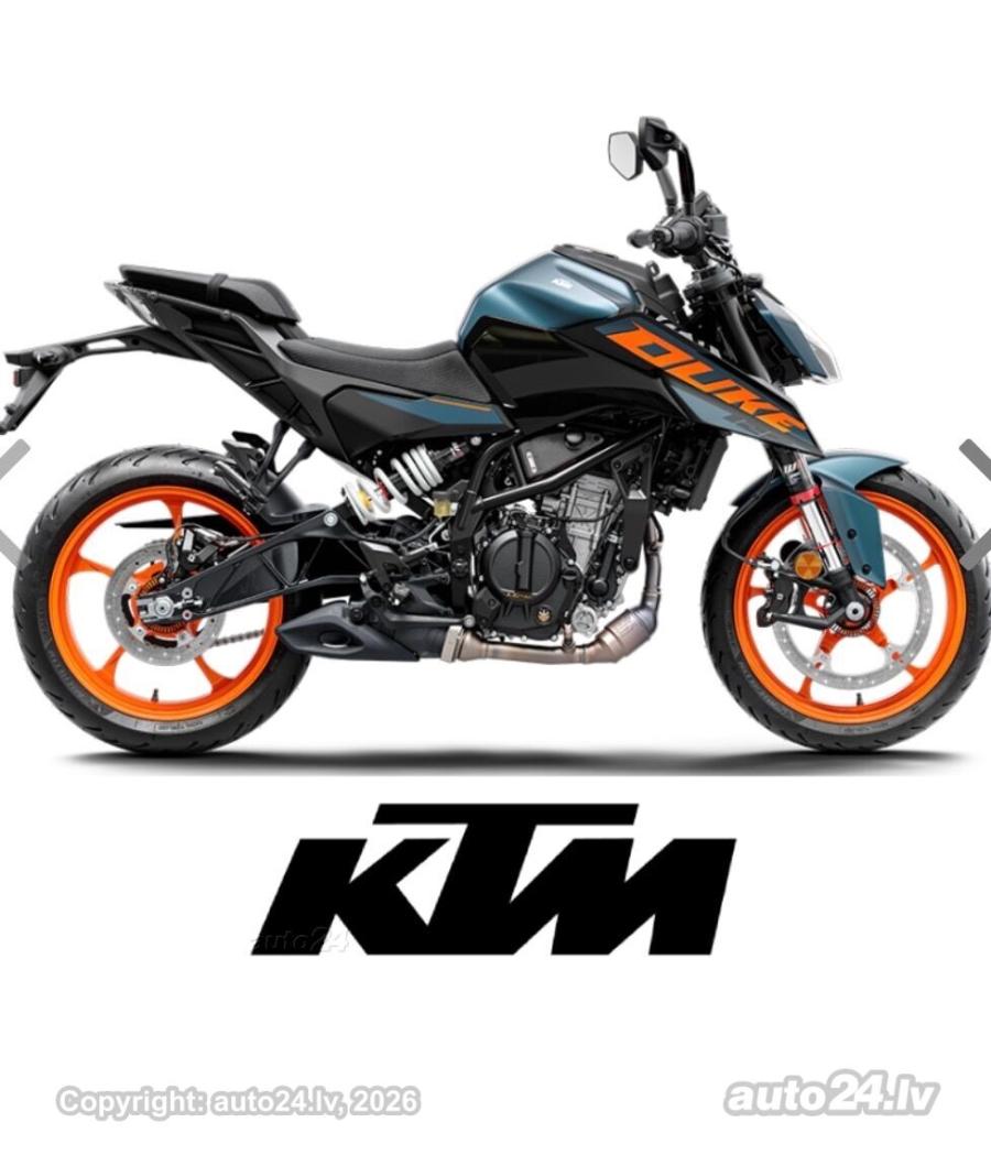 КТМ Duke 125 2025 в Таллин, объемом двигателя 0.13 л и пробегом 5 тыс. км за 3900 €, фото 1 на AUTOMOTO.COM.LV