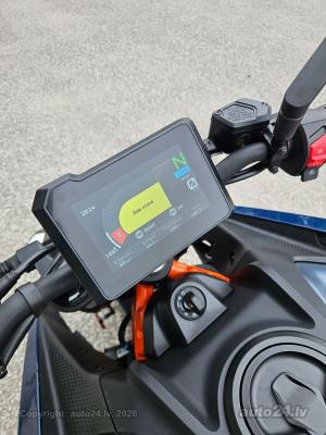 Blue KTM Duke 390 2025 in Tallinn, with an engine capacity of 0.40 L and mileage of 496 thousand km for 4900 €, photo 13 on AUTOMOTO.COM.LV