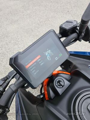 Blue KTM Duke 390 2025 in Tallinn, with an engine capacity of 0.40 L and mileage of 496 thousand km for 4900 €, photo 14 on AUTOMOTO.COM.LV