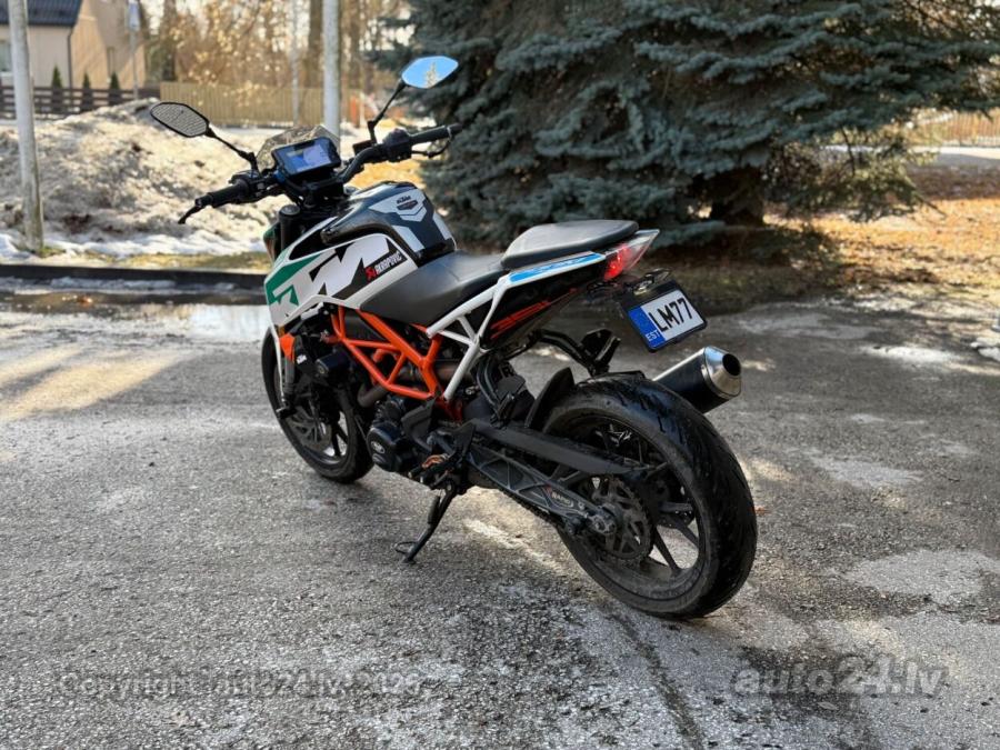 KTM Duke 390 2017 Tartu, ar dzinēja tilpumu 0.37 L un nobraukumu 40 tūkst. km par 3800 €, foto 3 vietnē AUTOMOTO.COM.LV