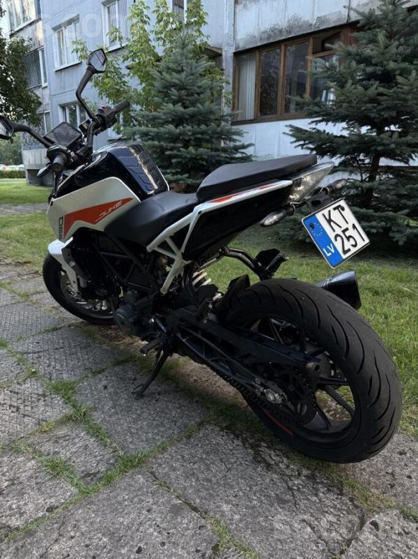 KTM Duke 390 2021 Rīga, ar dzinēja tilpumu 0.37 L un nobraukumu 0 tūkst. km par 3600 €, foto 3 vietnē AUTOMOTO.COM.LV