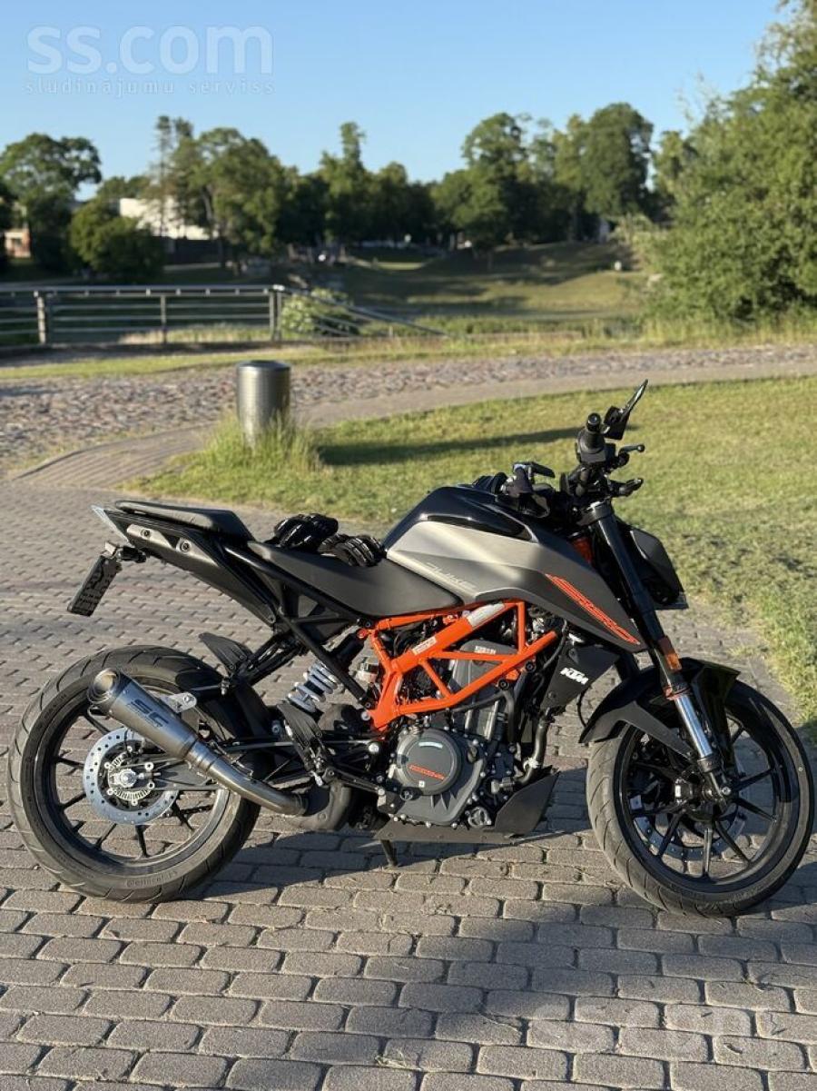 KTM Duke 390 2023 Liepāja, ar dzinēja tilpumu 0.37 L un nobraukumu 0 tūkst. km par 4500 €, foto 1 vietnē AUTOMOTO.COM.LV