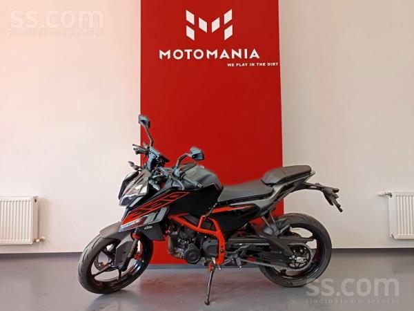 KTM Duke 390 2026 in Riga, with an engine capacity of 0.39 L and mileage of 0 thousand km for 5990 €, photo 2 on AUTOMOTO.COM.LV