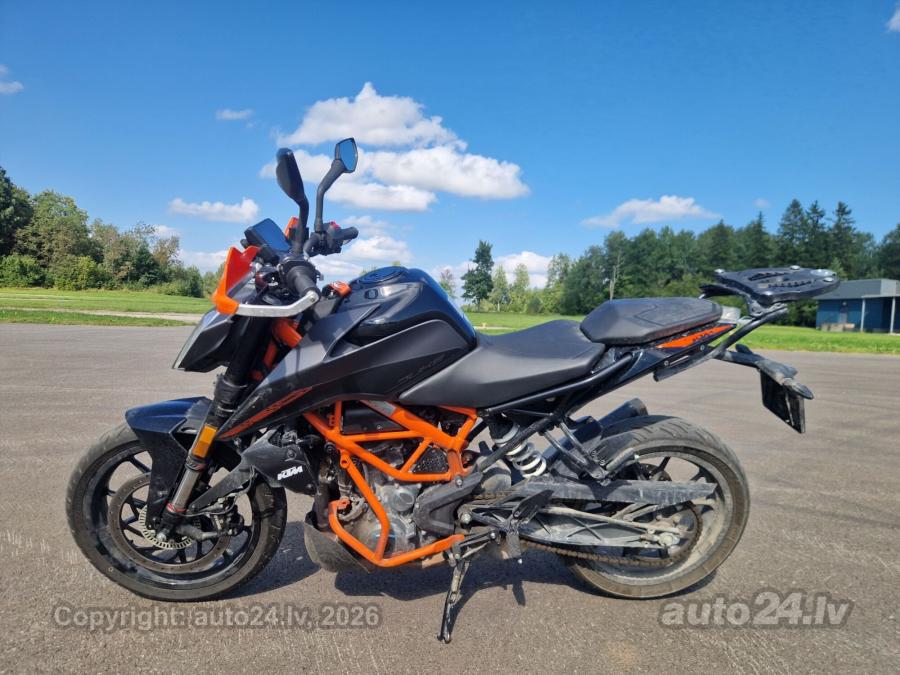 Orange KTM Duke 390 2023 in Rapla, with an engine capacity of 0.39 L and mileage of 15 thousand km for 3300 €, photo 1 on AUTOMOTO.COM.LV