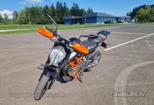 Orange KTM Duke 390 2023 in Rapla, with an engine capacity of 0.39 L and mileage of 15 thousand km for 3300 €, photo 3 on AUTOMOTO.COM.LV
