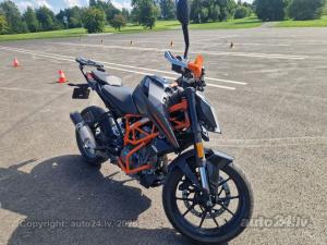 Orange KTM Duke 390 2023 in Rapla, with an engine capacity of 0.39 L and mileage of 15 thousand km for 3300 €, photo 4 on AUTOMOTO.COM.LV