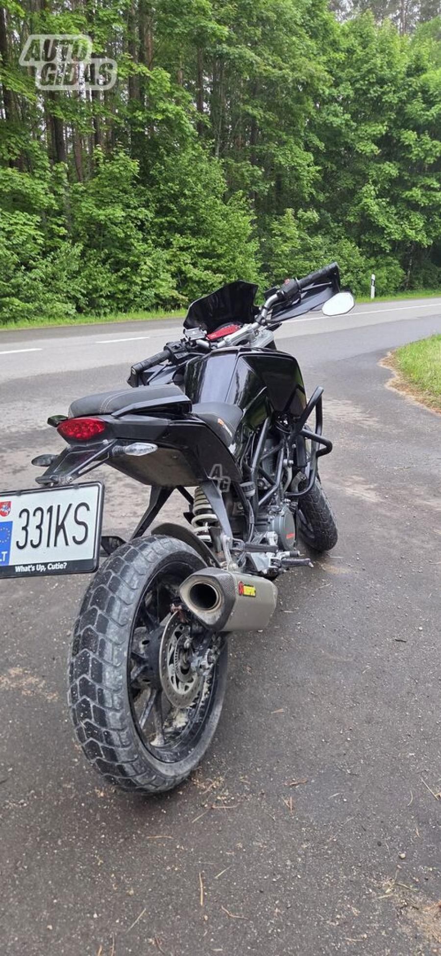 Black KTM Duke 2014 in Zarasai, with an engine capacity of 0.00 L and mileage of 44 thousand km for 3500 €, photo 1 on AUTOMOTO.COM.LV