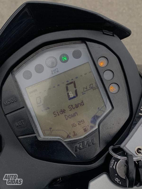 Melns KTM Duke 2015 Šauļi, ar dzinēja tilpumu 0.13 L un nobraukumu 14 tūkst. km par 2050 €, foto 7 vietnē AUTOMOTO.COM.LV