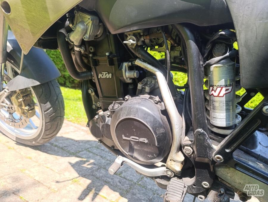 Grey KTM Duke 2002 in Klaipeda, with an engine capacity of 0.62 L and mileage of 33 thousand km for 1500 €, photo 10 on AUTOMOTO.COM.LV